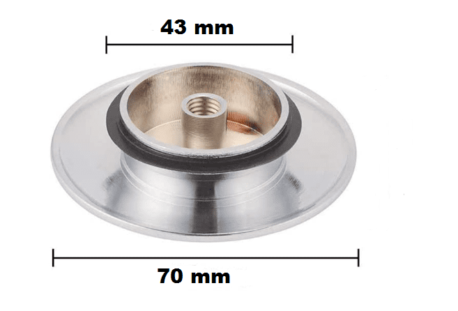 Bath Waste Clicker Plug-Mushroom -Kingsway Plumbing